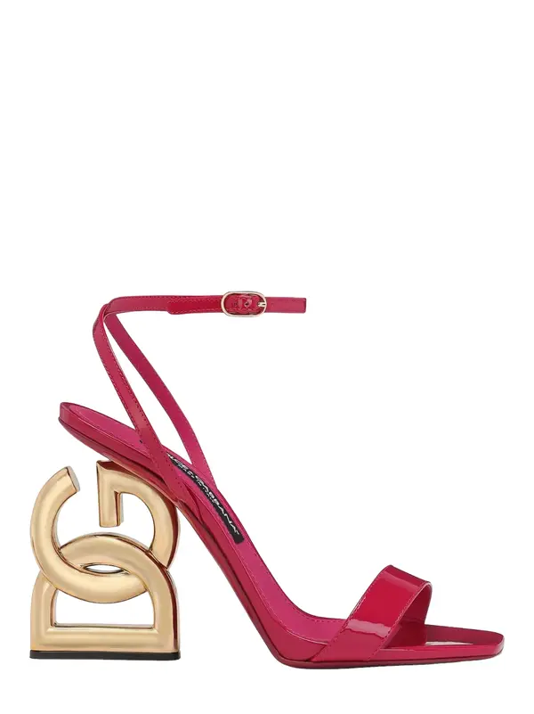 Dolce & Gabbana Keira 105mm Dg-heel Sandals - Red