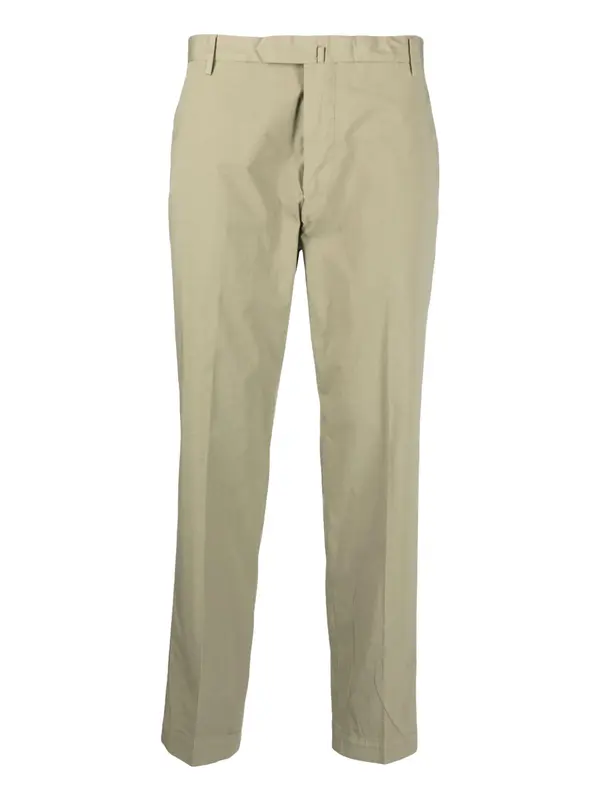 DELL'OGLIO Slim-cut Chino Trousers - Green