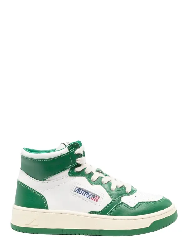 AUTRY High-top Leather Sneakers - White