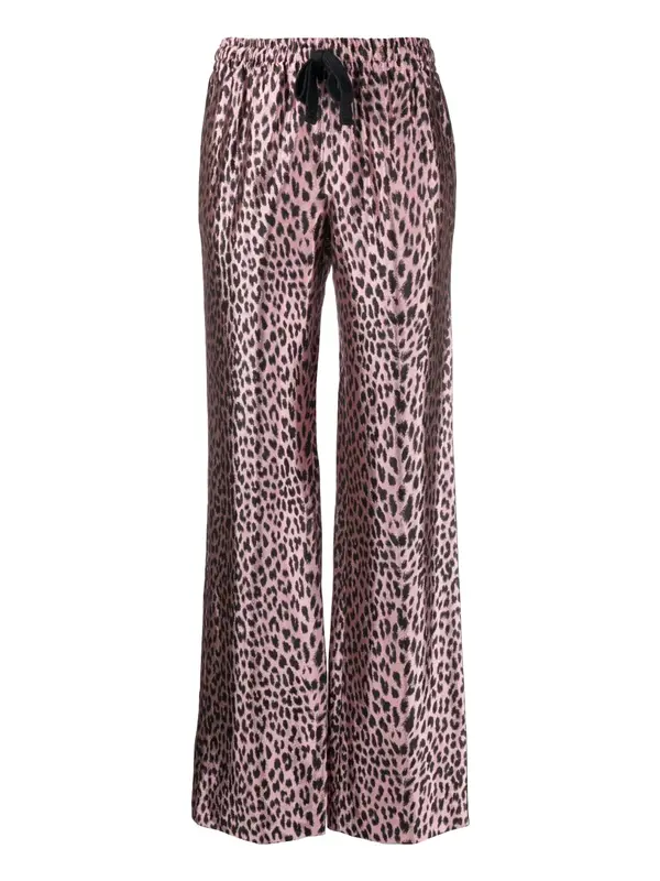 Zadig&Voltaire Leopard Print Trousers - Pink
