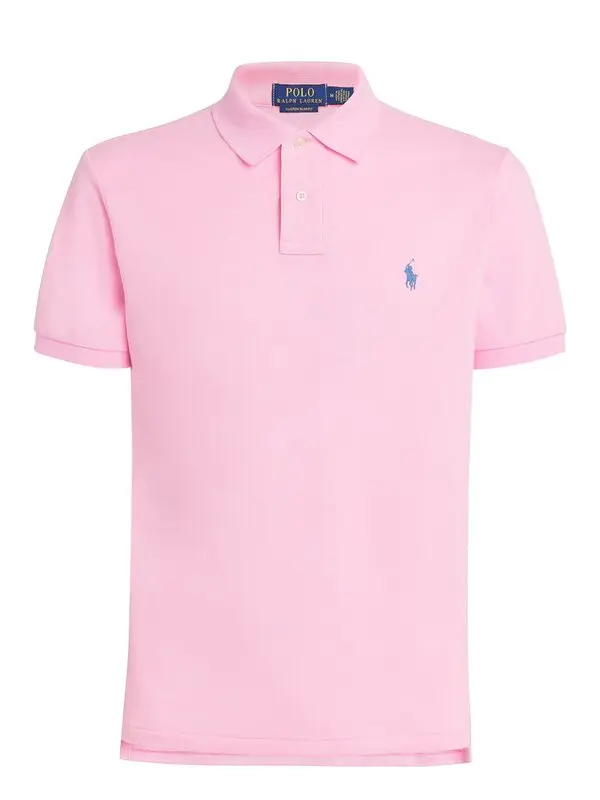 Polo Ralph Lauren Cotton-mesh Polo Shirt - Pink