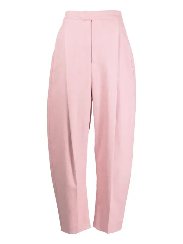 ANOUKI High-waist Tapered Trousers - Pink