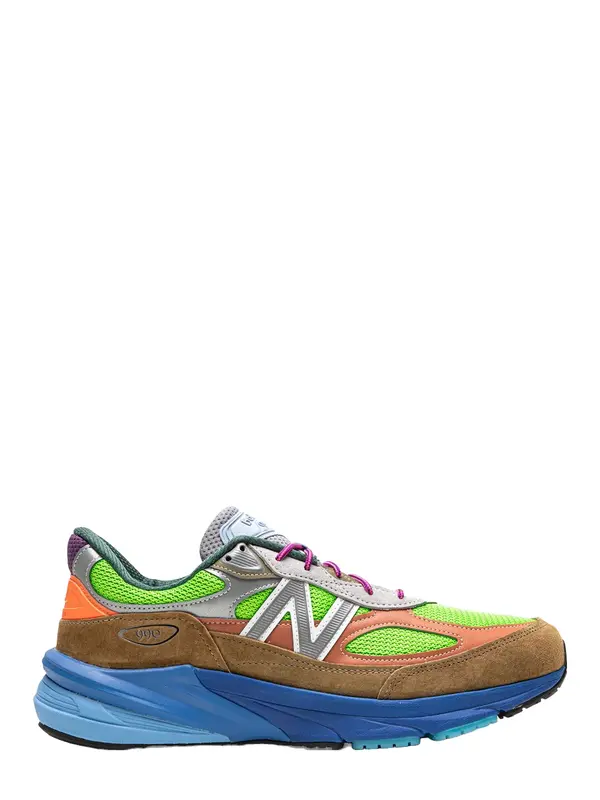 NEW BALANCE X Action Bronson 990 V6 Baklava Sneakers - Green