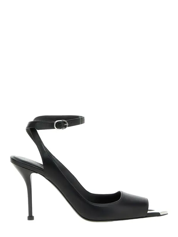 Alexander McQueen 90mm Ankle-strap Sandals - Black
