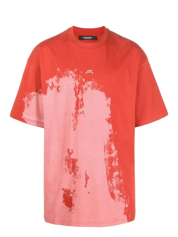 A-COLD-WALL* Brush Stroke-print T-shirt - Red