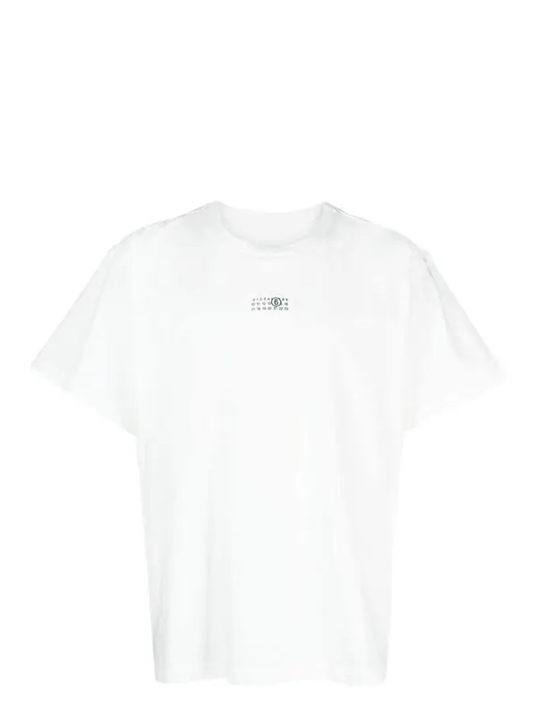 MAISON MARGIELA Logo-patch Cotton T-shirt - White