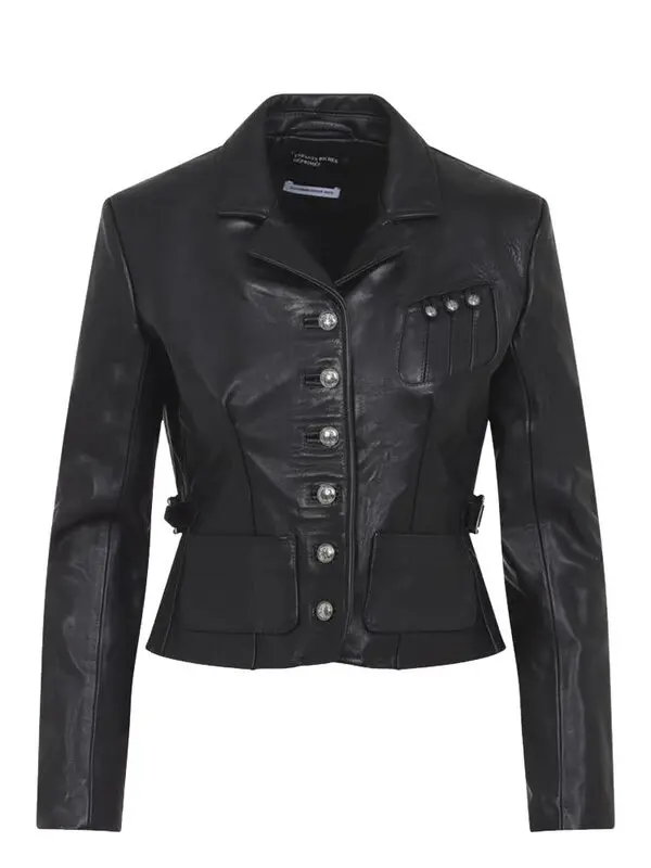 Enfants Riches Déprimés Leather Jacket - Black
