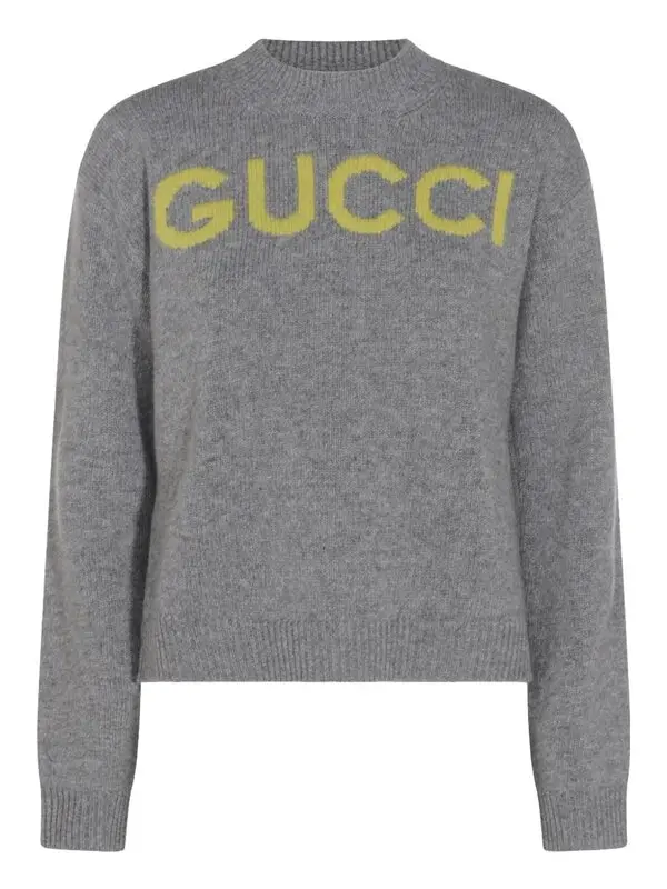 Gucci Wool Crewneck Sweater - Grey