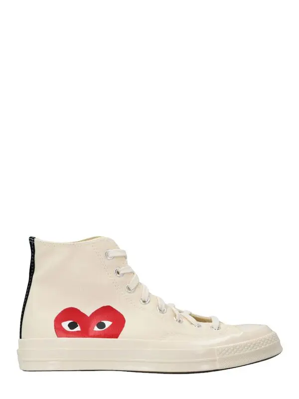 Play Comme Des Garcon Chuck 70 High-top Sneakers - Beige