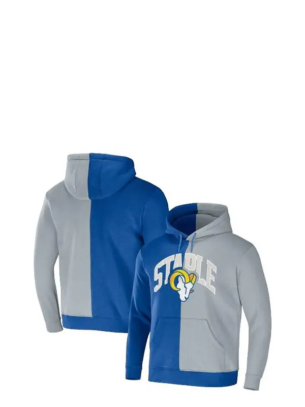 STAPLE Nfl X Los Angeles Rams Split Logo Hoodie - Royal