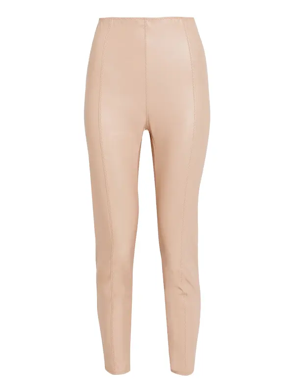 Lisa Marie Fernandez Kerlie Cropped Leggings - Blush