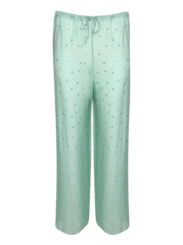 Oseree Gem Pants - Aqua