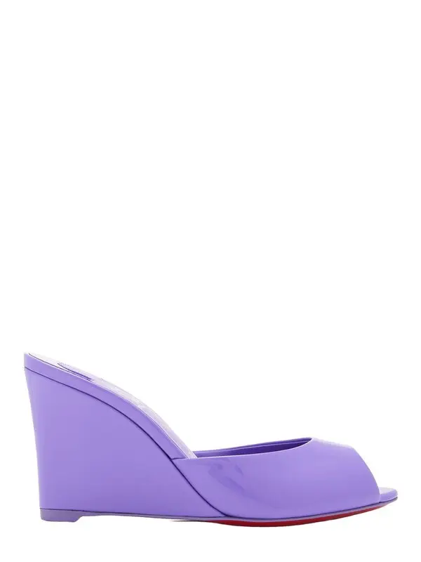 CHRISTIAN LOUBOUTIN Me Dolly 85mm Wedge Pumps - Purple