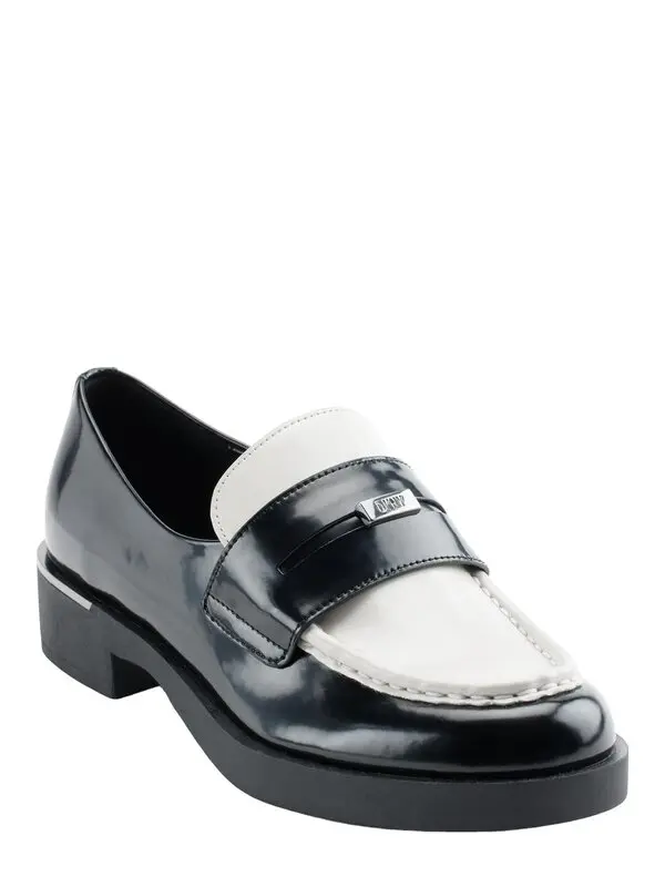 Dkny Ivette Loafer - Black/ Pebble