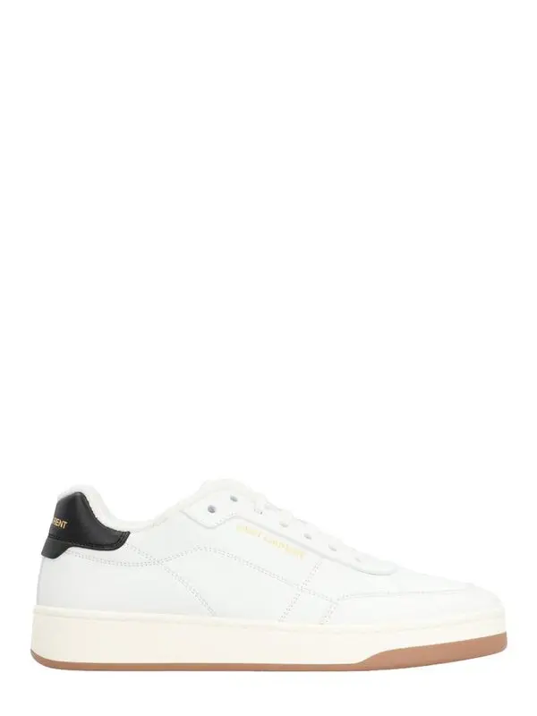 Saint Laurent Sl/61 Leather Low-top Sneakers - White