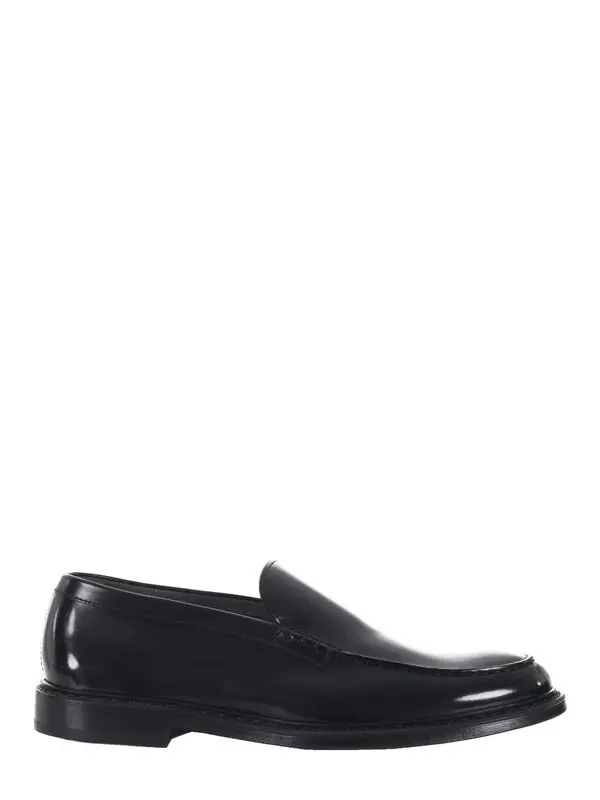 DOUCAL'S Leather Loafers - Black