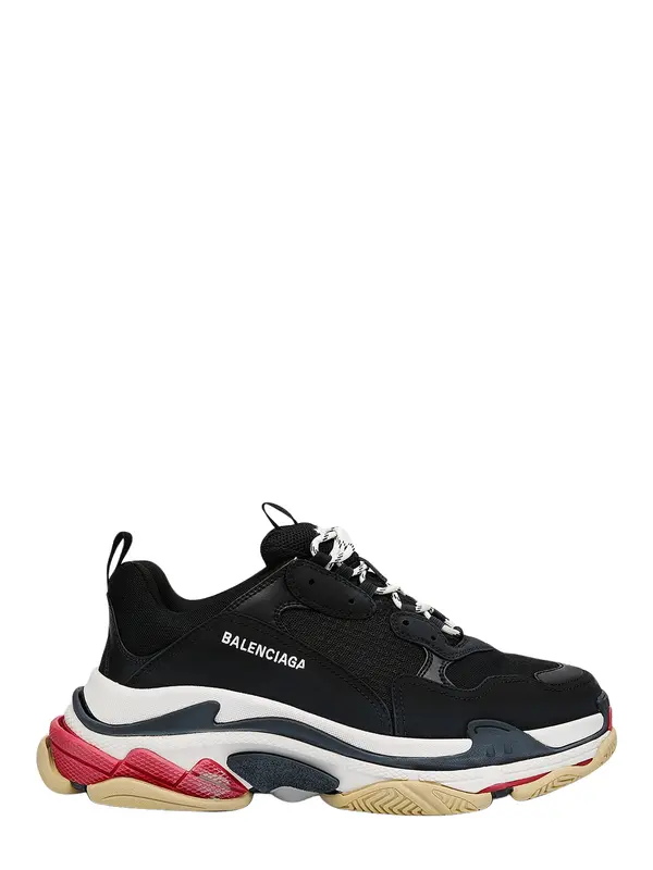 Balenciaga Triple S Sneakers - Black/red
