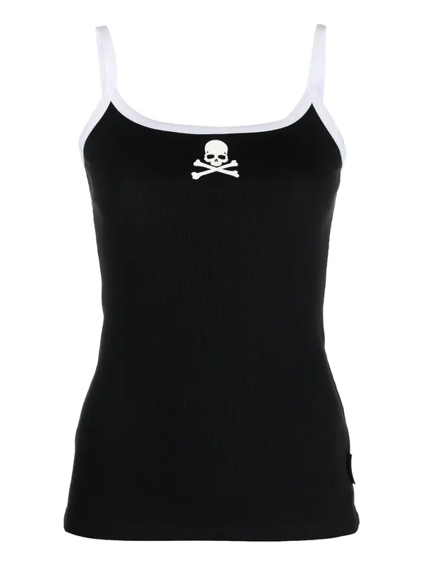 Philipp Plein Skull-print Tank Top - Black