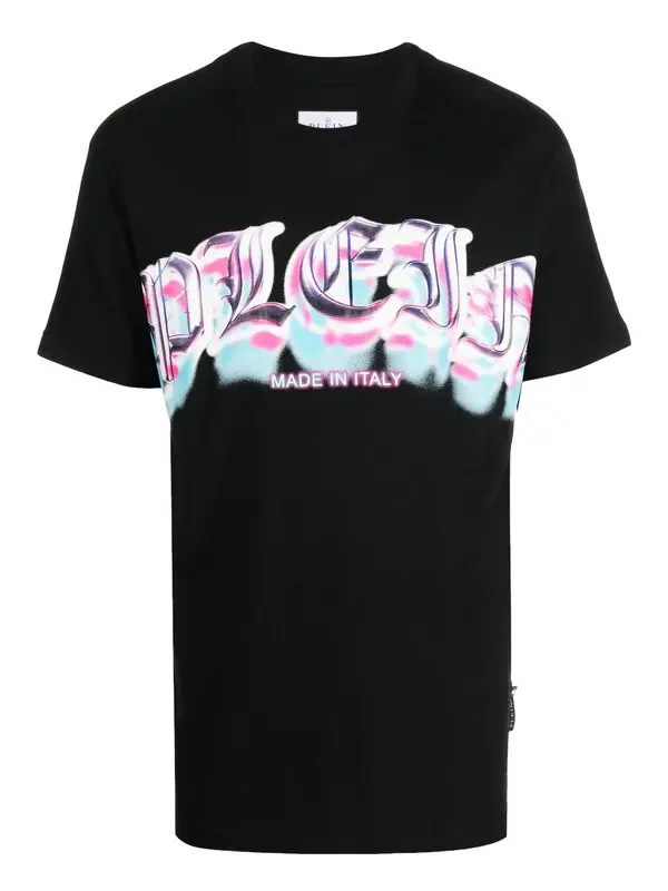 Philipp Plein Logo-print Short-sleeved T-shirt - Black