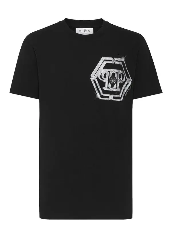 Philipp Plein Logo-print Cotton T-shirt - Black