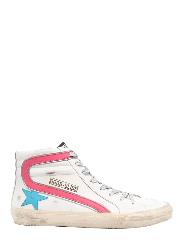 Golden Goose Slide High-top Sneakers - White