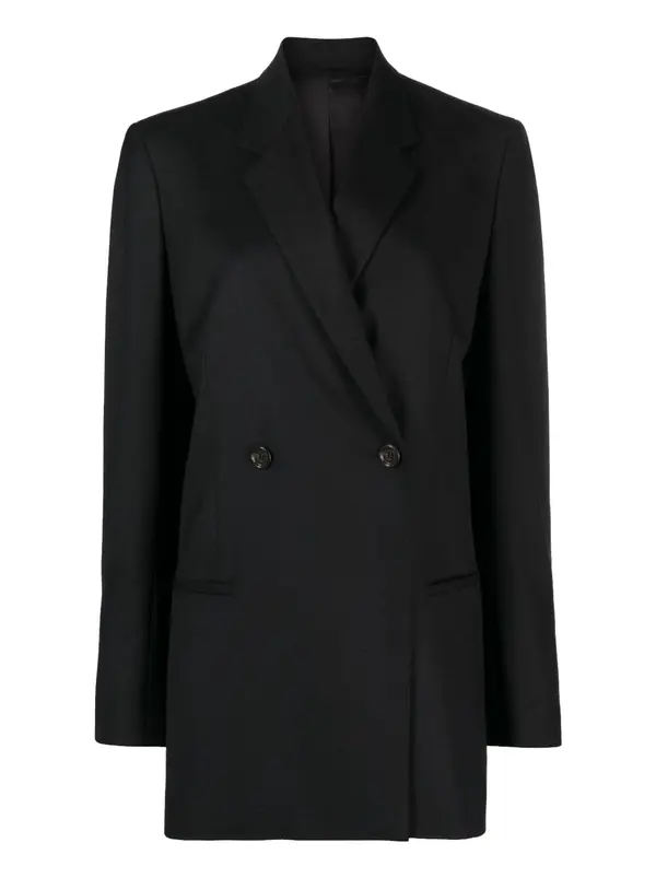 TOTEME Double-breasted Blazer - Black