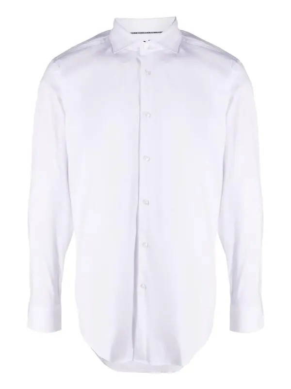 BOSS Spread-collar Shirt - White