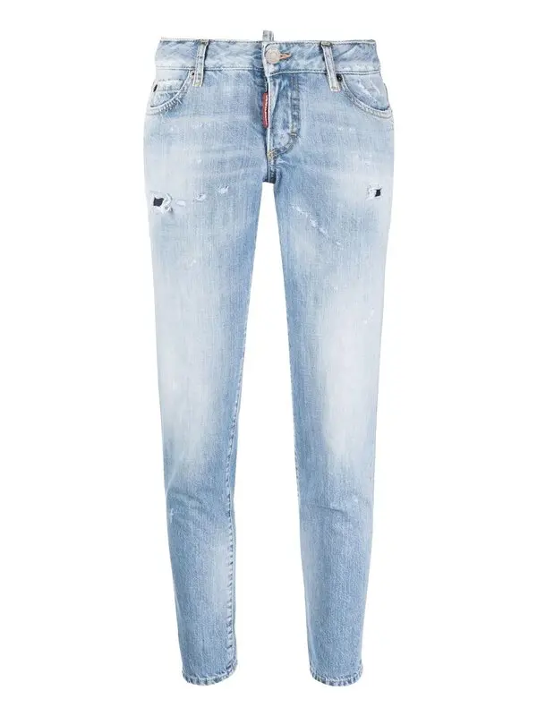 Dsquared2 Low-rise Slim-cut Jeans - Blue