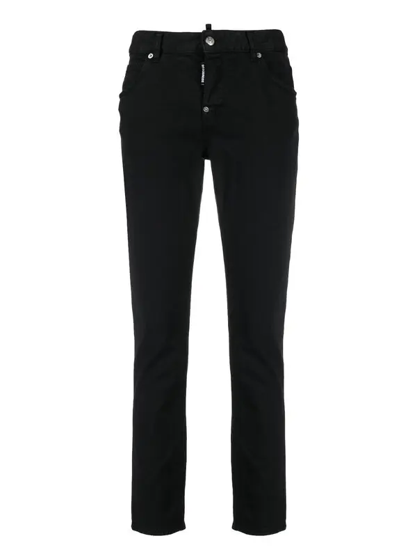 Dsquared2 Cropped Jeans - Black