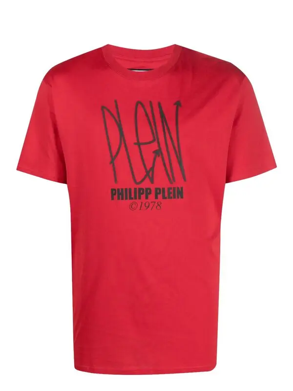 Philipp Plein Skull Short-sleeved T-shirt - Red