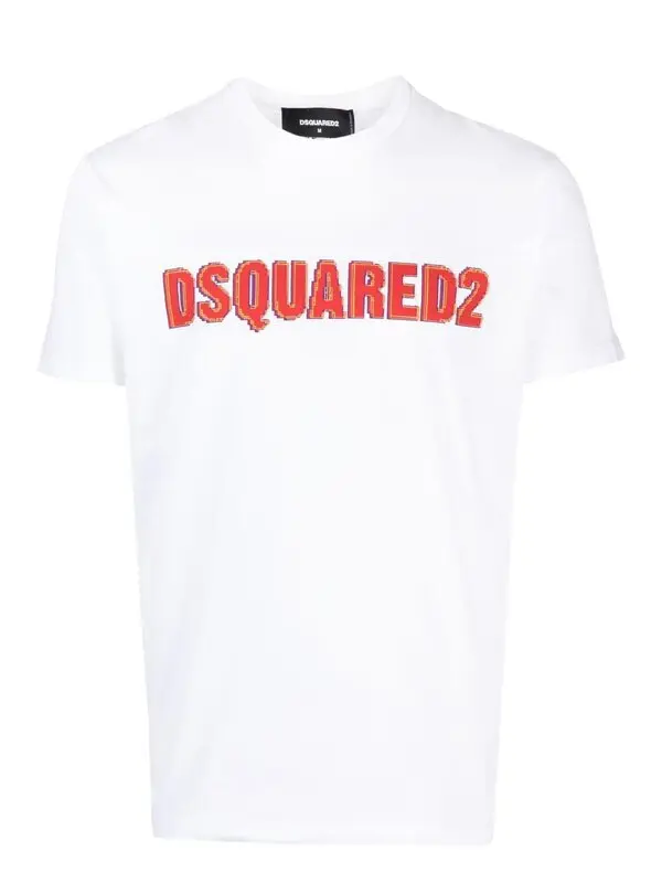 Dsquared2 Logo-print Cotton T-shirt - White