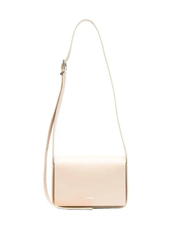 JIL SANDER Leather Shoulder Bag - Neutrals