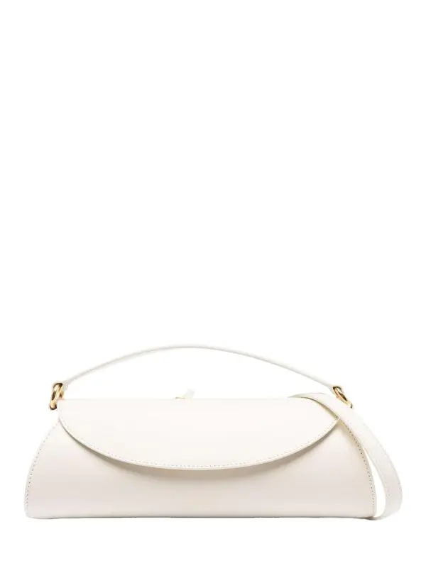 JIL SANDER Small Cannolo Shoulder Bag - White