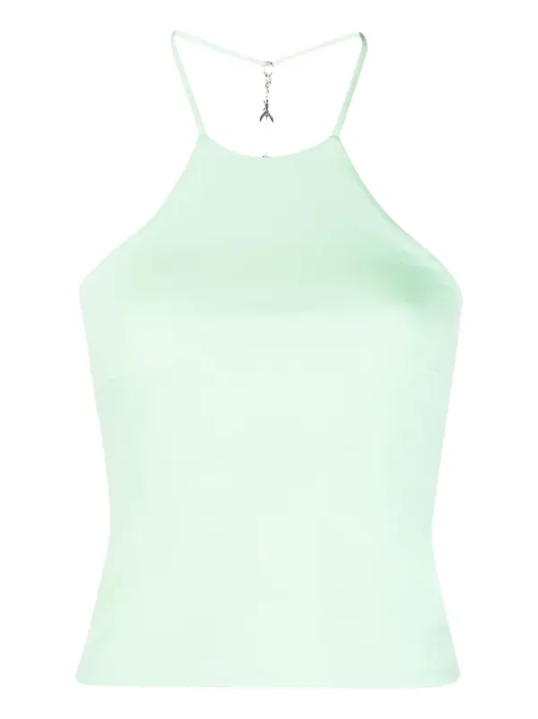 Patrizia Pepe Open-back Sleeveless Top - Green