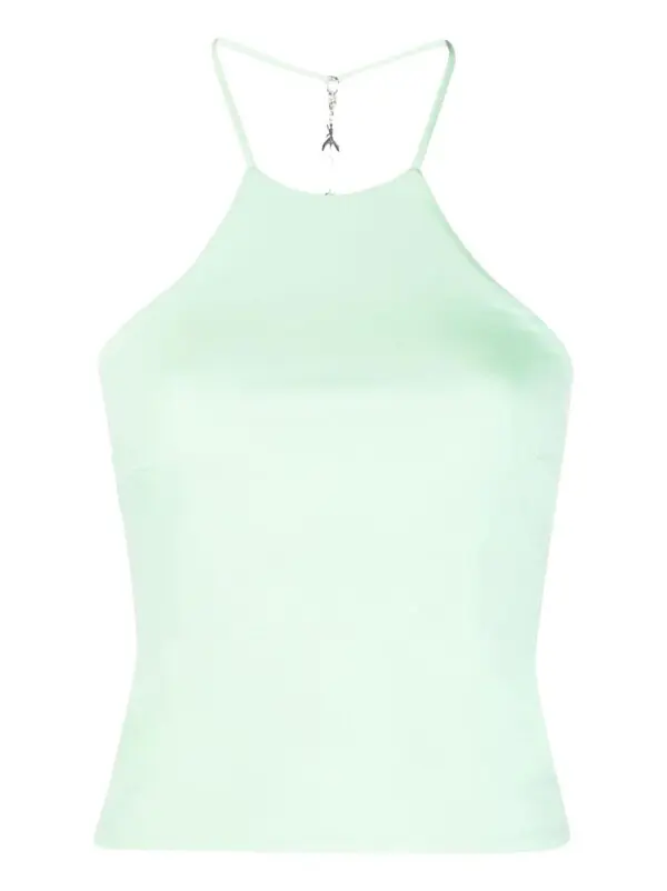 Patrizia Pepe Open-back Sleeveless Top - Green
