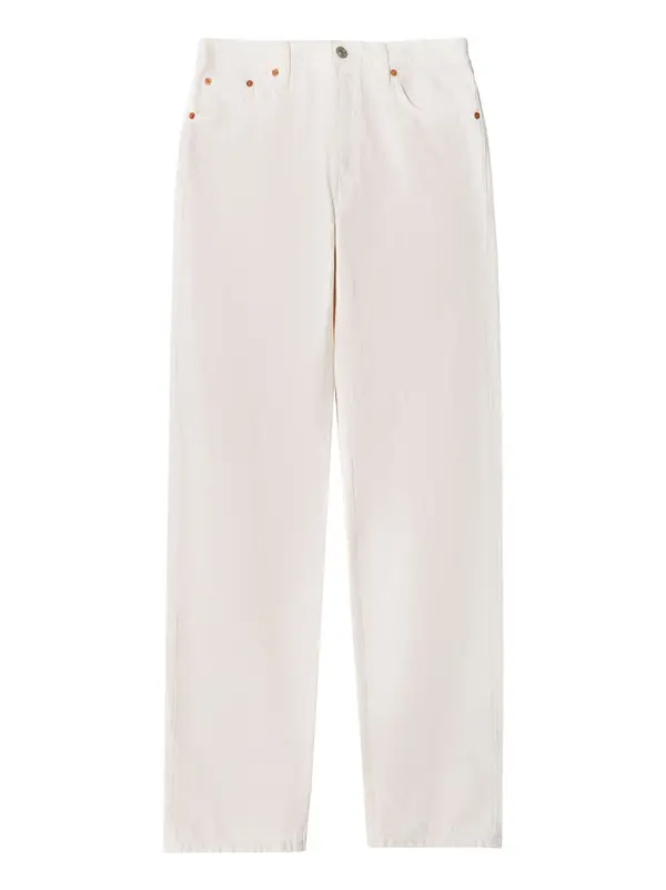 RE/DONE Mid-rise Loose Jeans - White