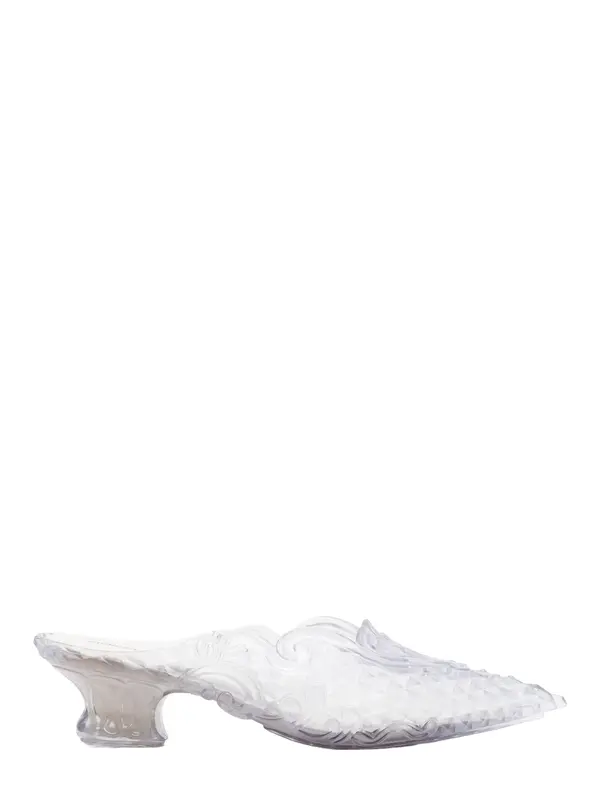 Y/project X Melissa Court Mules - White