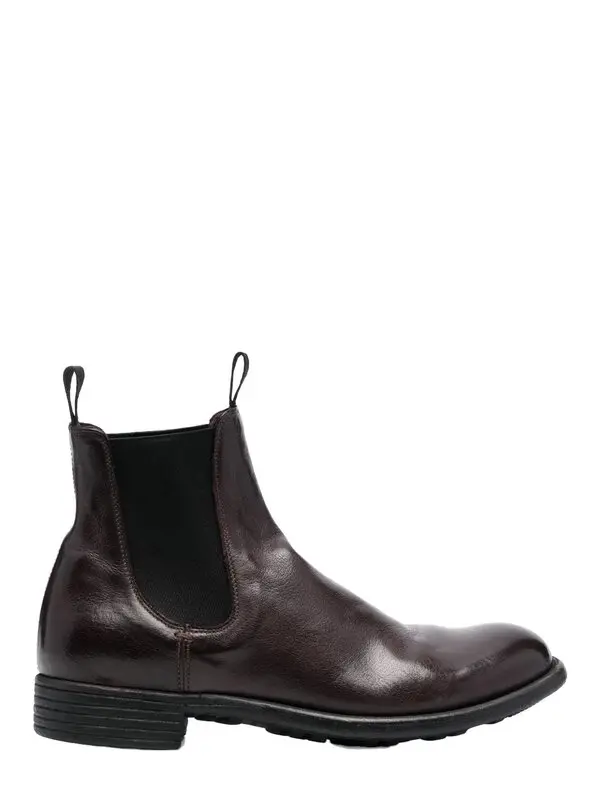 Officine Creative Calixte 004 Leather Ankle Boots - Brown