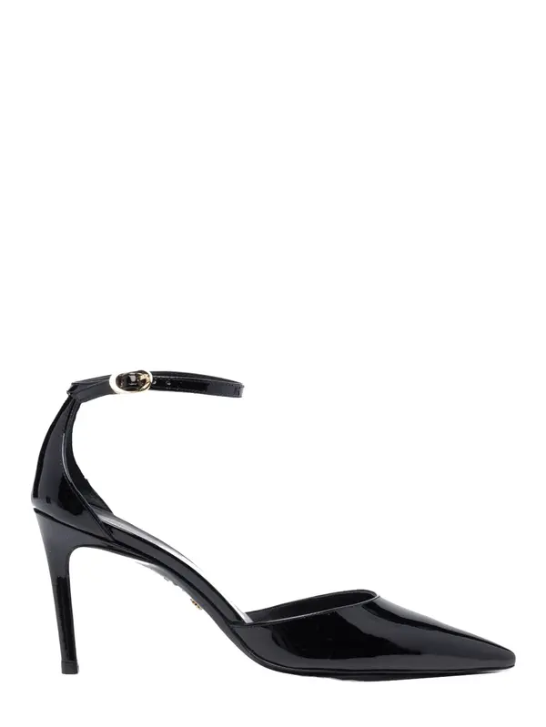 STUART WEITZMAN 80mm Pointed-toe Leather Pumps - Black