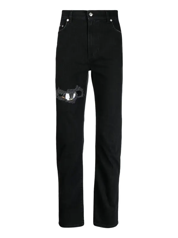 Iceberg Looney Tunes Straight-leg Jeans - Black