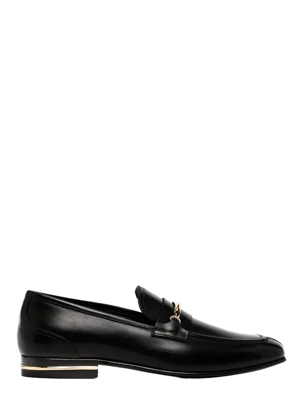 Bally Suisse Leather Loafers - Black