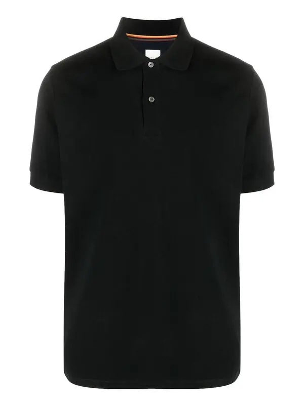 Paul Smith Cotton Polo Shirt - Black