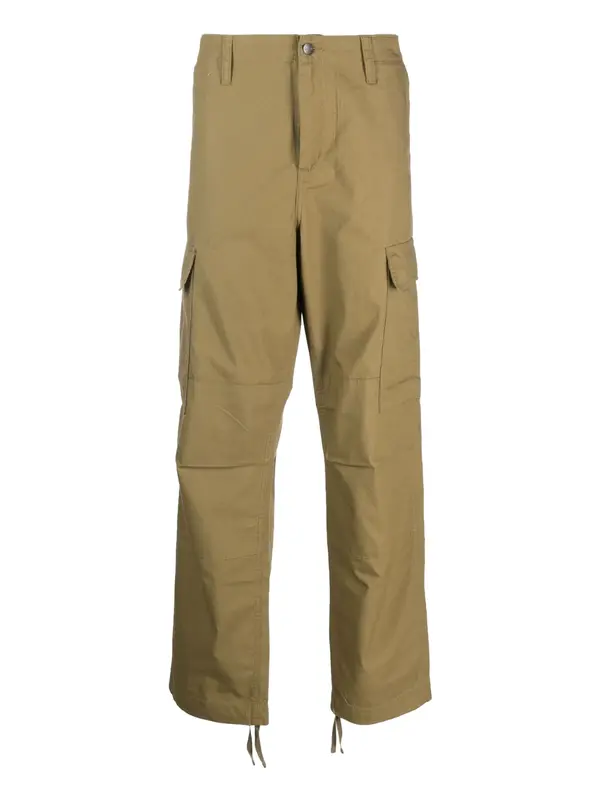 Carhartt Work In Progress Straight-leg Cargo Trousers - Green