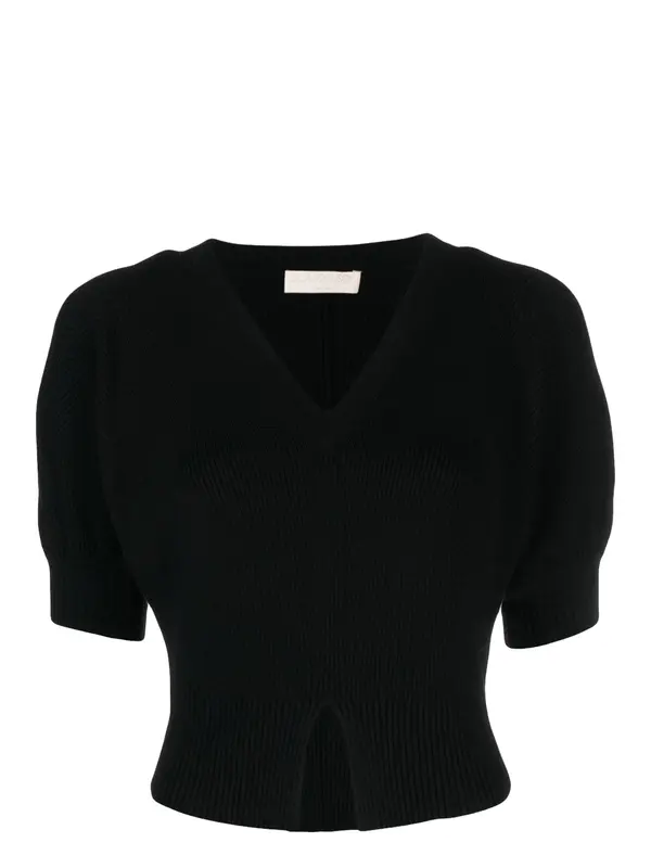 Ulla Johnson Eila Ribbed Top - Black