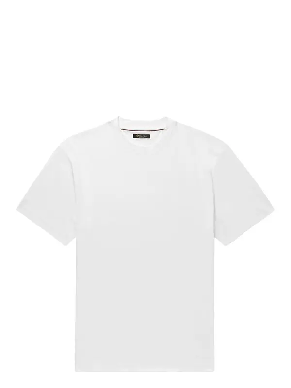 Loro Piana Ray Cotton-jersey T-shirt - White