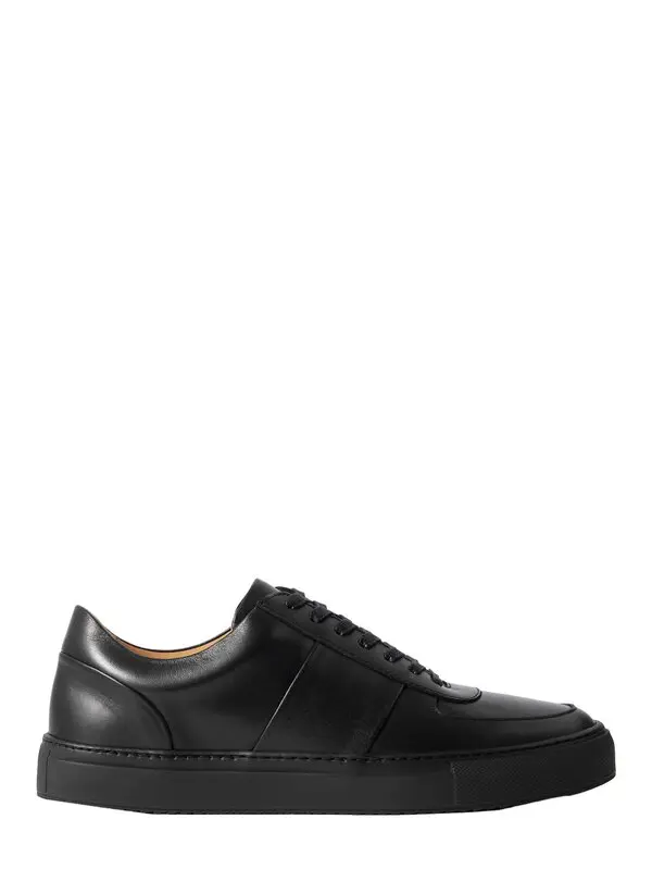 Mr P. Larry Leather Sneakers - Black