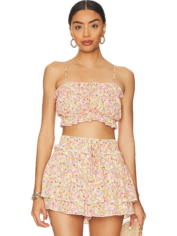 Show Me Your Mumu Dakota Top - Beachy Blossom