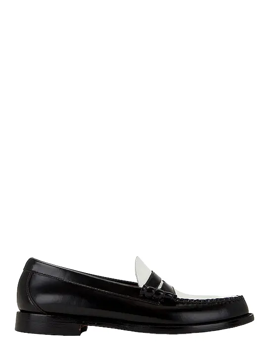 G.H.BASS Larson Weejun Loafers - Black   White