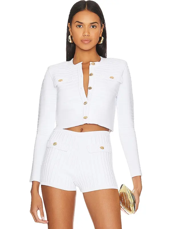 Retrofete Yolanda Cardigan - White