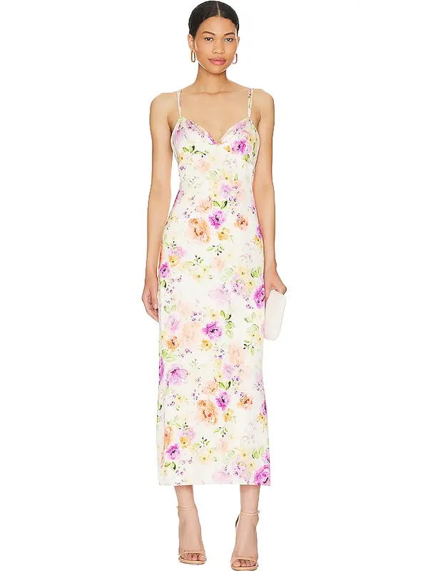 FAVORITE DAUGHTER Rosemary Dress - Oahu Watercolor